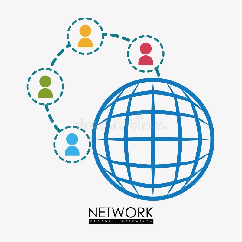 Network design stock vector. Illustration of element - 59043508