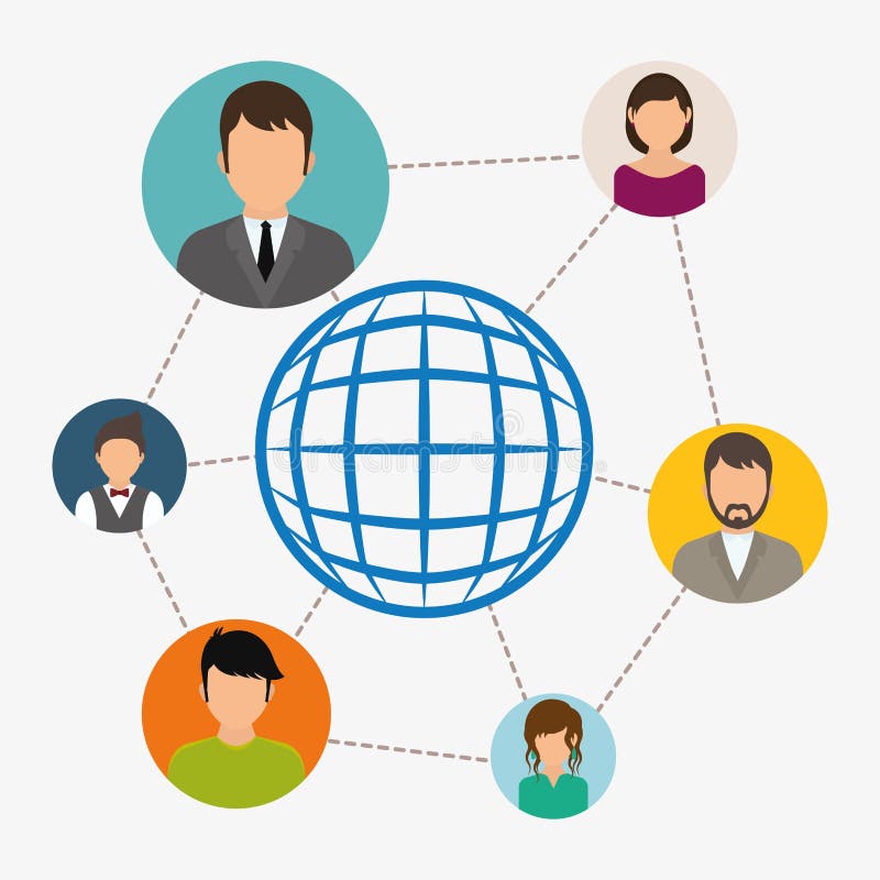 Network design stock vector. Illustration of connect - 59043584