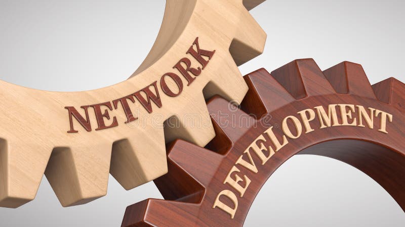 Network Development Concept Stock Illustration - Illustration of ...