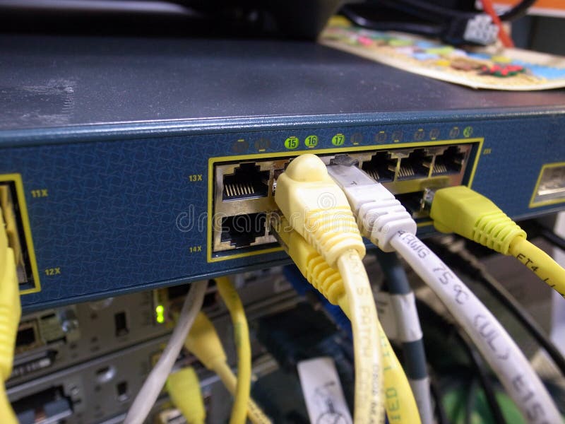 Network Device Connector RJ45 Stock Image - Image of gateway ...