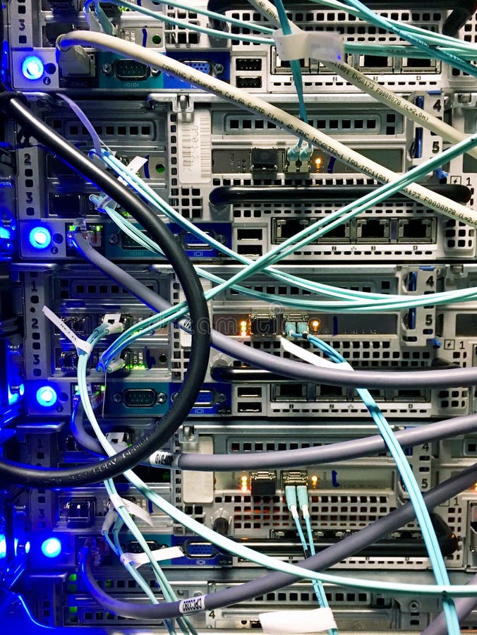 Network Device Connector RJ45 Stock Photo - Image of huge, cables: 34410374