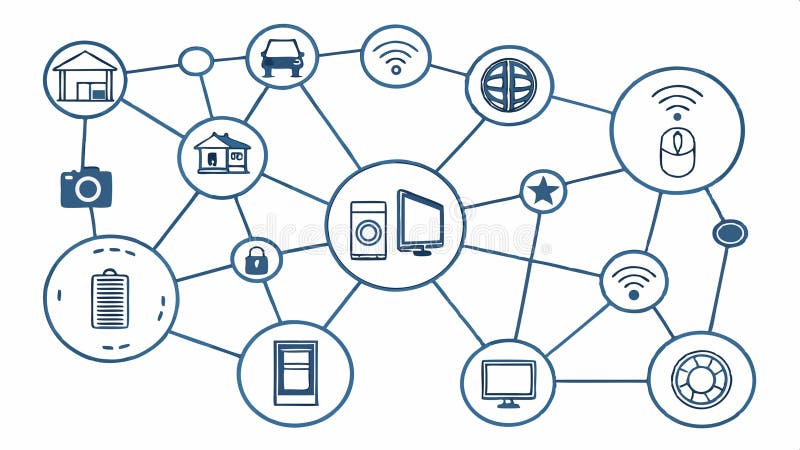 Network Devices Connection, Internet of Things and Digital Technology ...