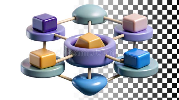 Network Diagram, Data Flow, Connection Node, System Structure Png ...