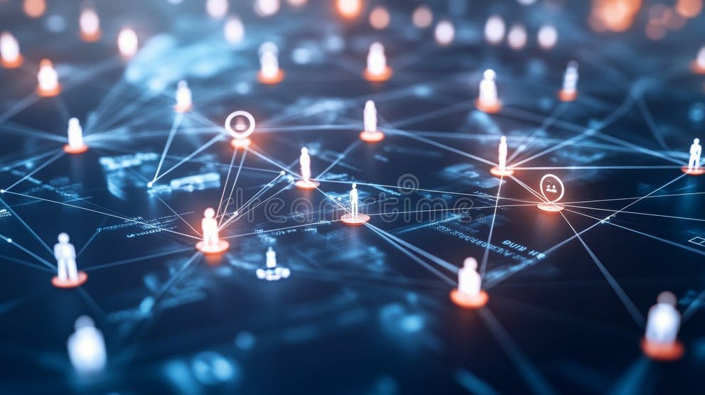 Network Diagram Illustrating Interconnected Business Elements Analysis ...