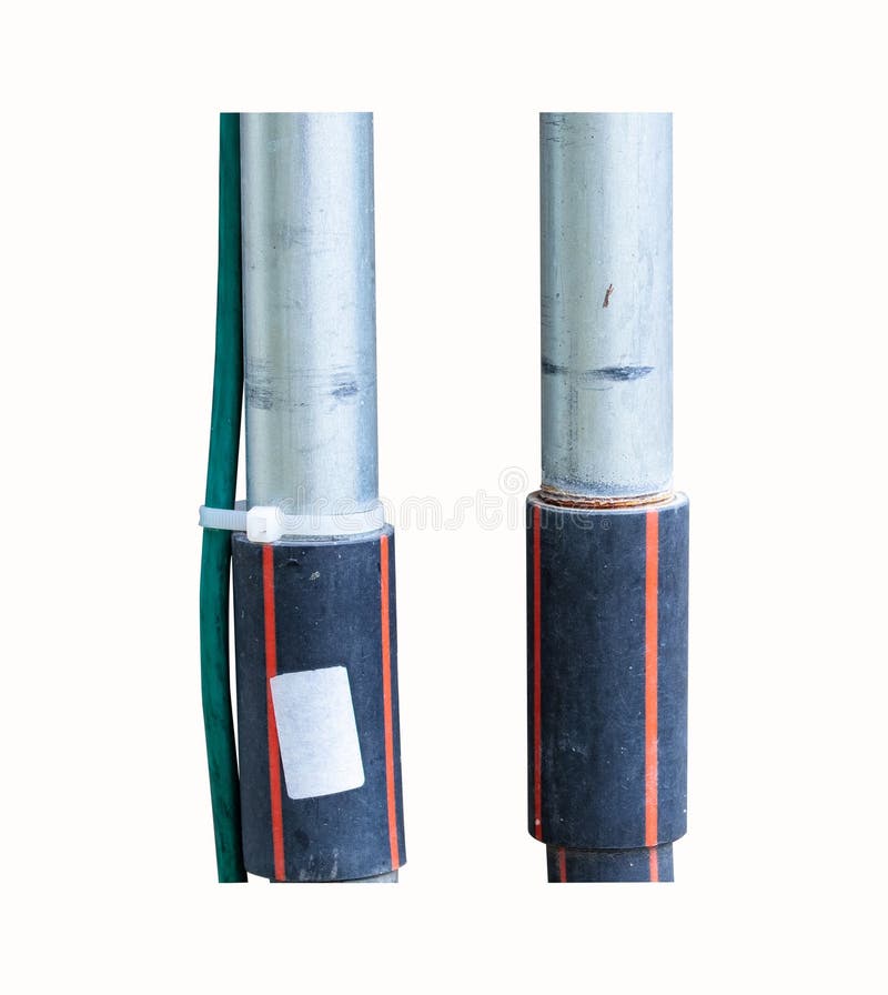 Network Electric Cable with Metal Flex Pipe Chrome Connected with Black ...