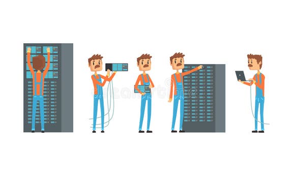 Cartoon System Administrator Stock Illustrations – 700 Cartoon System ...