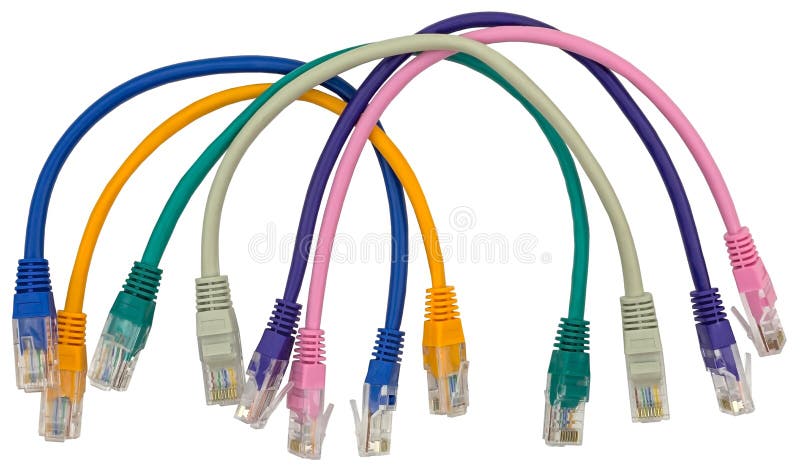 Network Ethernet Cabl stock photo. Image of connector - 52400708