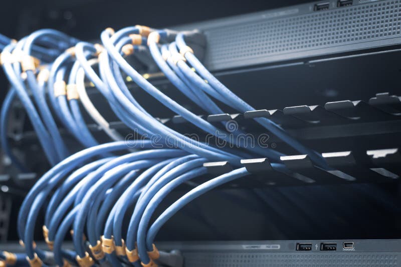 Ethernet patch panel stock photo. Image of links, lines - 623766