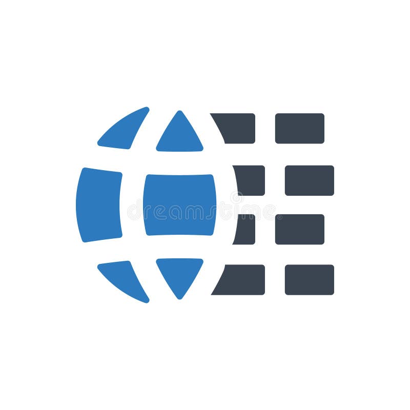 Firewall icon stock vector. Illustration of logo, security - 288054660