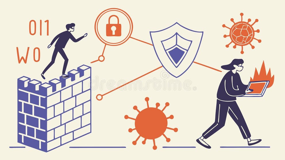 Firewall Security Vector Stock Illustrations – 60,653 Firewall Security ...