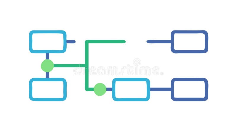 Bus Topology Diagram stock illustration. Illustration of diagram - 29007878