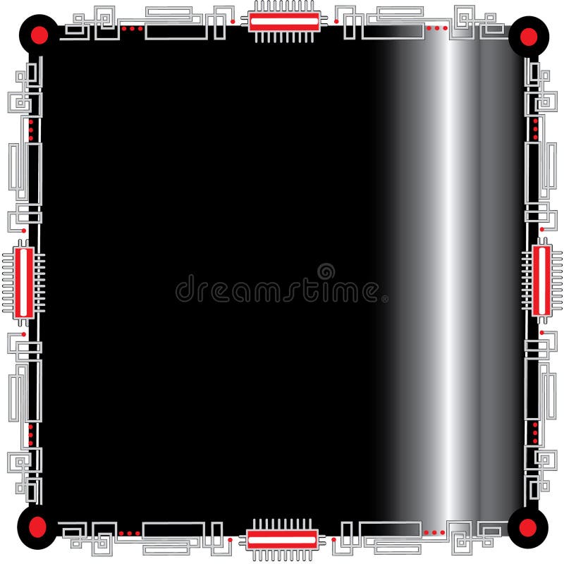 Network Frame Illustration stock vector. Illustration of hardware ...