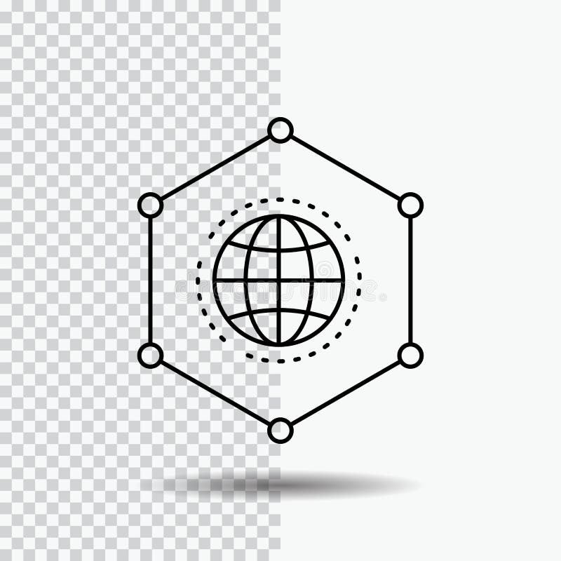 Network, Global, Data, Connection, Business Line Icon on Transparent ...