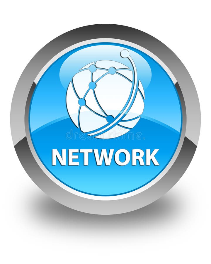 Network (global Network Icon) Glossy Cyan Blue Round Button Stock ... Network (global Network Icon) Glossy Cyan Blue Round Button Stock ...