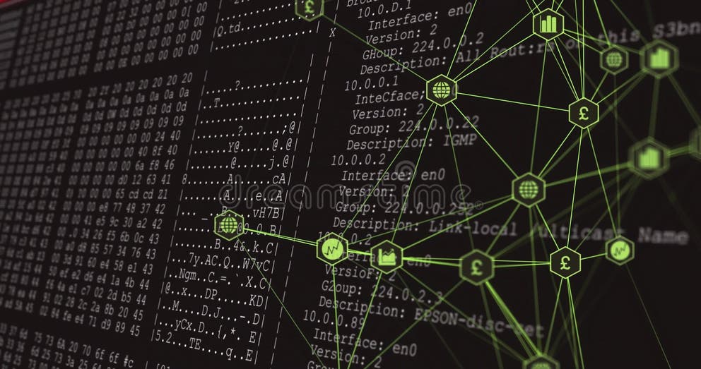 Overlaying Neon Network Stock Illustrations – 17 Overlaying Neon ...