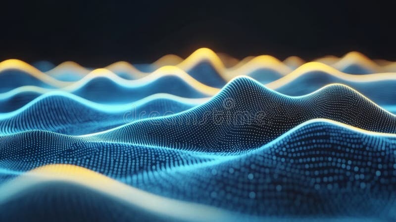 A Network Graphic is Shown in Abstract Form, Highlighting the ...