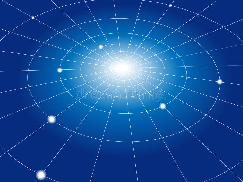 Network Grid of Concentric Circles Nodes Stock Vector - Illustration of ... Network Grid of Concentric Circles Nodes Stock Vector - Illustration of ...