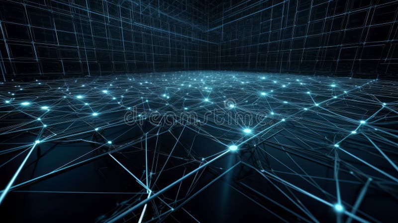 A Network Grid Fusion Background. Generative Ai Stock Photo - Image of ... A Network Grid Fusion Background. Generative Ai Stock Photo - Image of ...