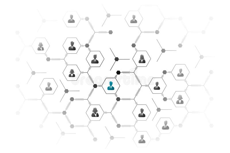 Network stock vector. Illustration of concept, business - 99361651