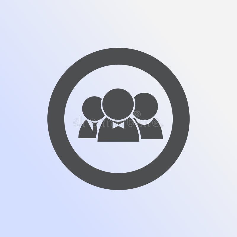 Network Group Bussines Networking Contact Icon in Vector Stock Vector ...