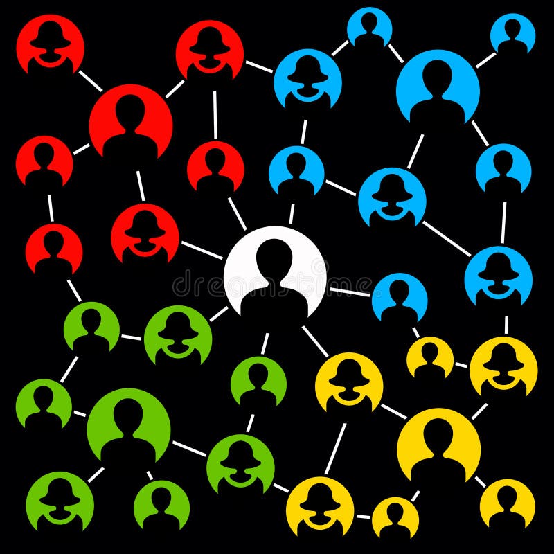 Network groups stock illustration. Illustration of connection - 30377302