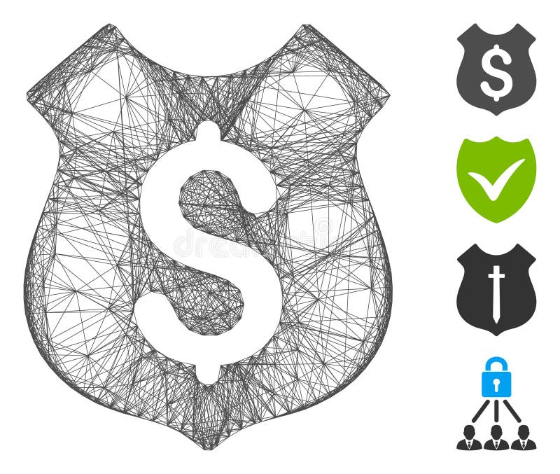 Network Guard Price Vector Mesh Stock Illustration - Illustration of ...