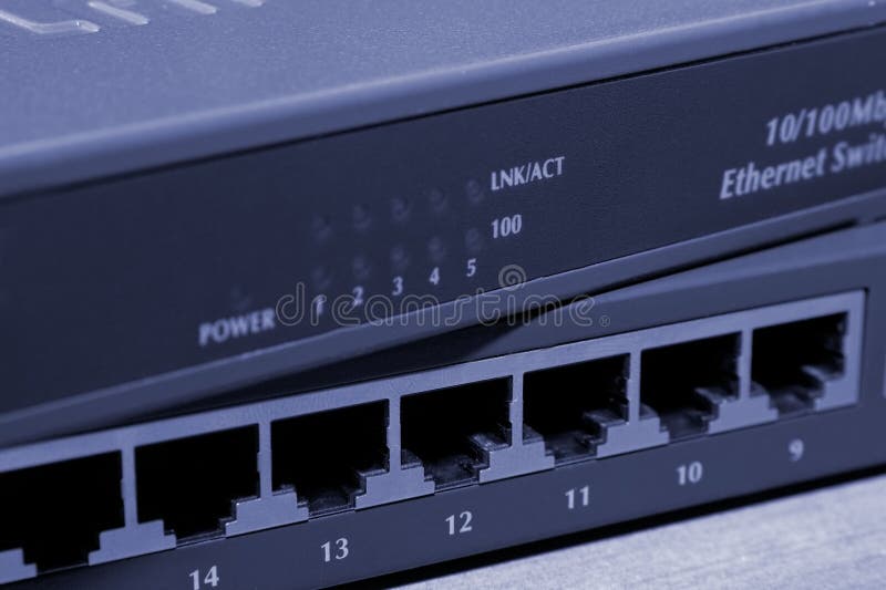 Network Hub stock photo. Image of closeup, center, tech - 12452894