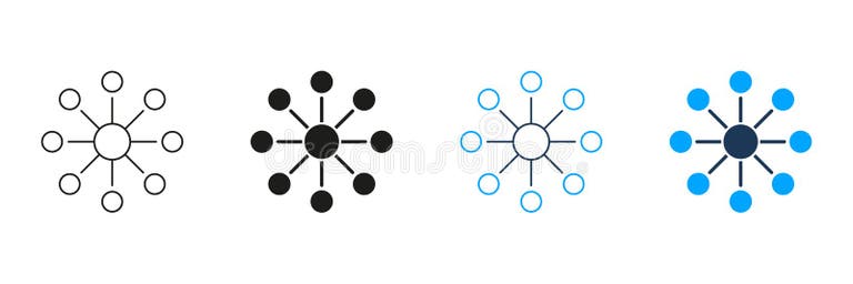 Centralized Data Network Hub Stock Illustrations – 530 Centralized Data ...