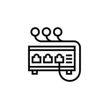 Central Hub Computer Stock Illustrations – 109 Central Hub Computer ...