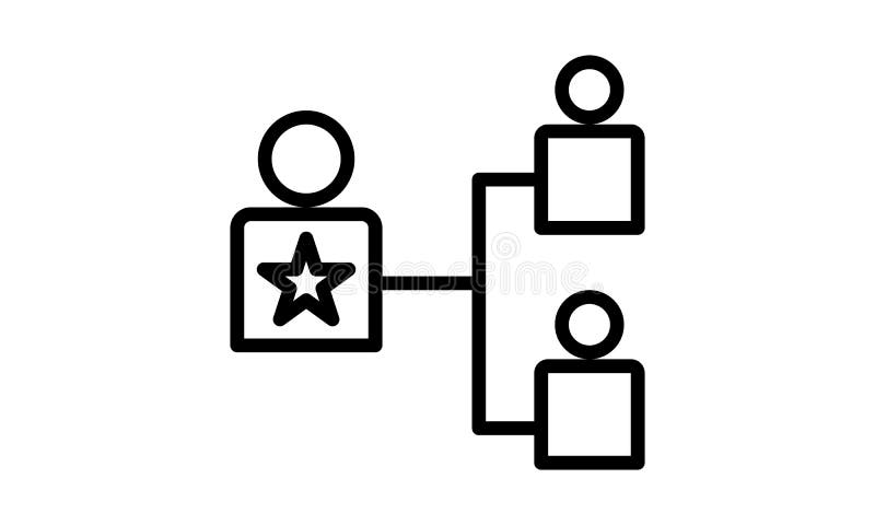 Network, Human Icon. Element of Modern Business Icon Stock Vector ...