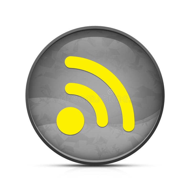 Network Icon on Classy Splash Black Round Button Illustration Stock ...