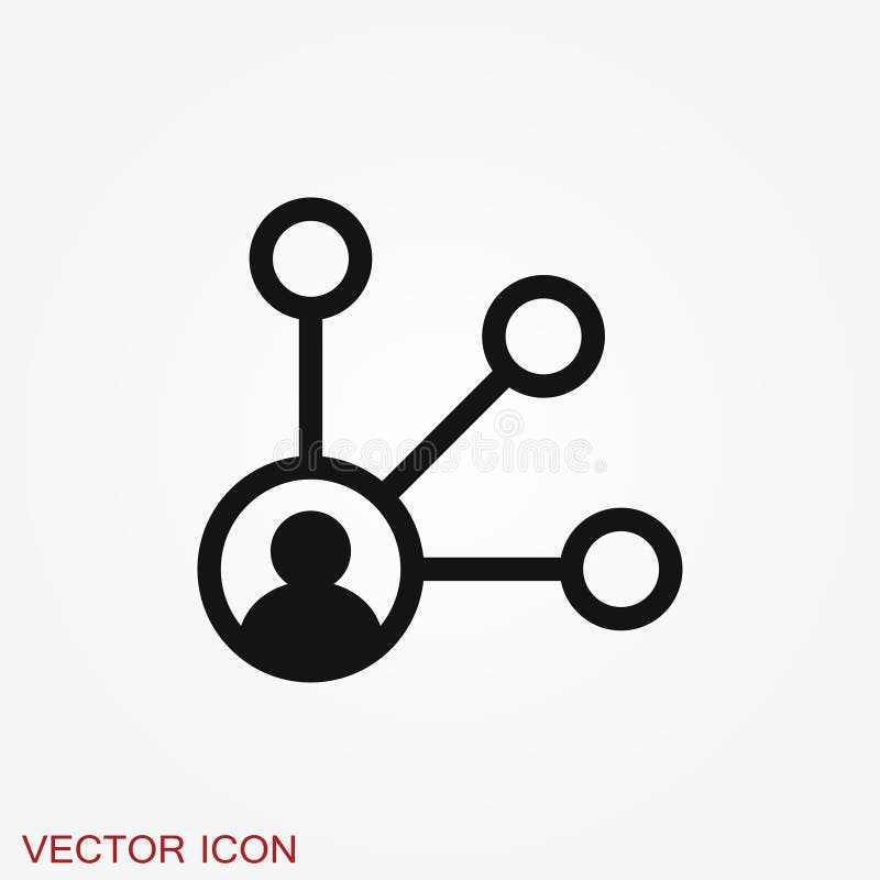 Network Icon, Computing and Computer Network Symbol Stock Illustration ...