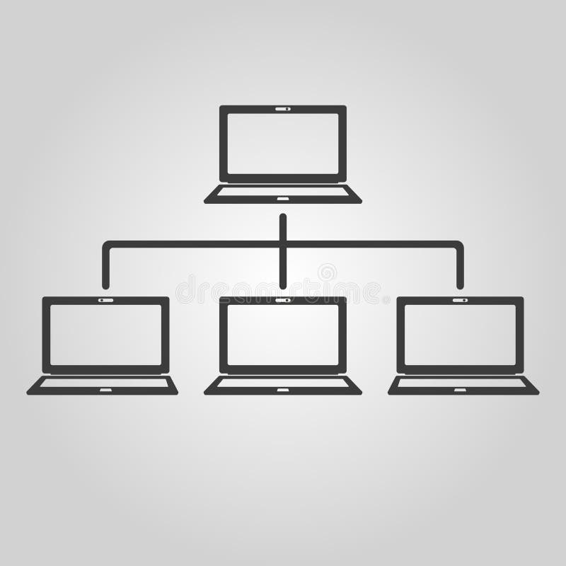 The Network Icon. Connection and Internet, Database Symbol Stock Vector ...