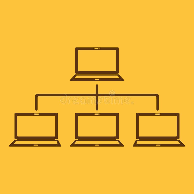 The Network Icon. Connection and Internet, Database Symbol Stock Vector ...