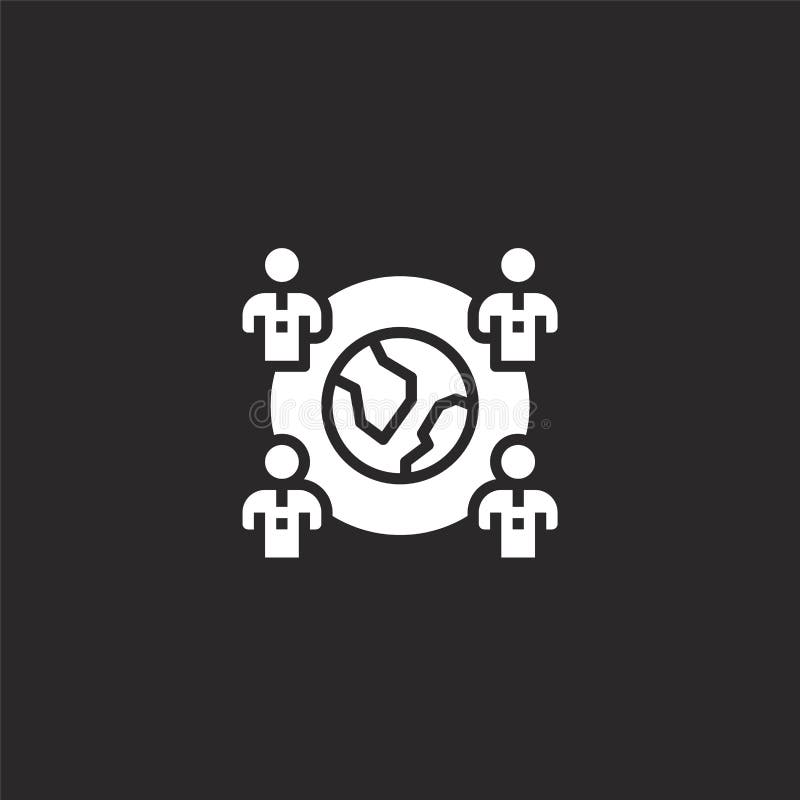 Network Icon. Filled Network Icon for Website Design and Mobile, App ...