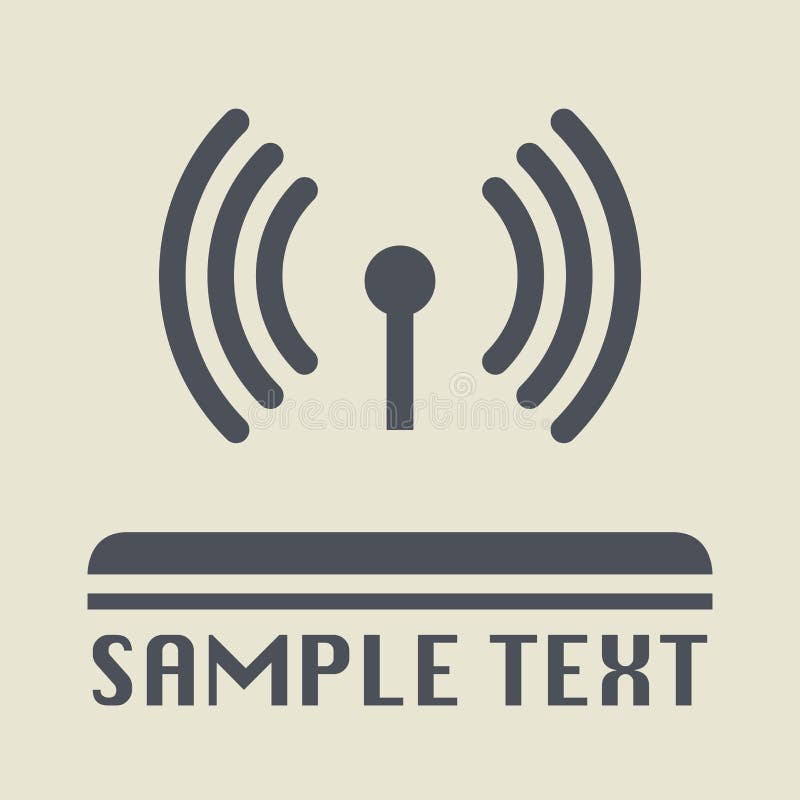 Network icon or sign stock vector. Illustration of broadcast - 123289924