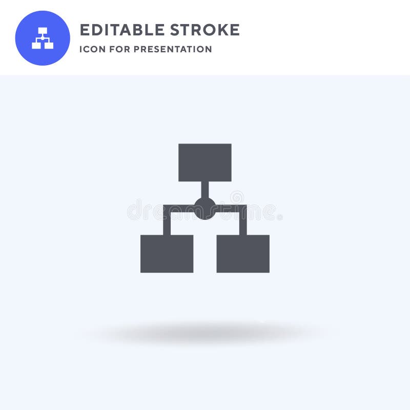 Network Icon Vector, Filled Stock Vector - Illustration of technology ...