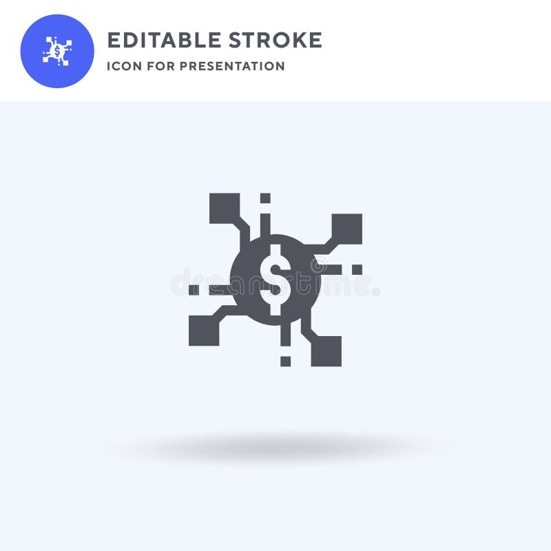 Network Icon Vector, Filled Stock Vector - Illustration of grid ...