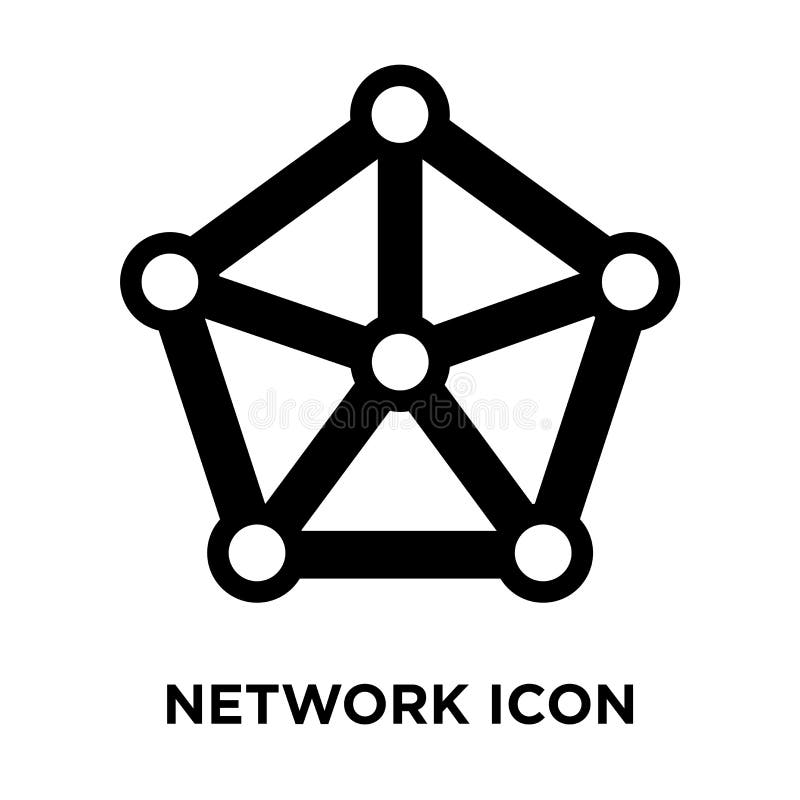 Network Concept Vector Linear Icon Isolated On Transparent Background ...