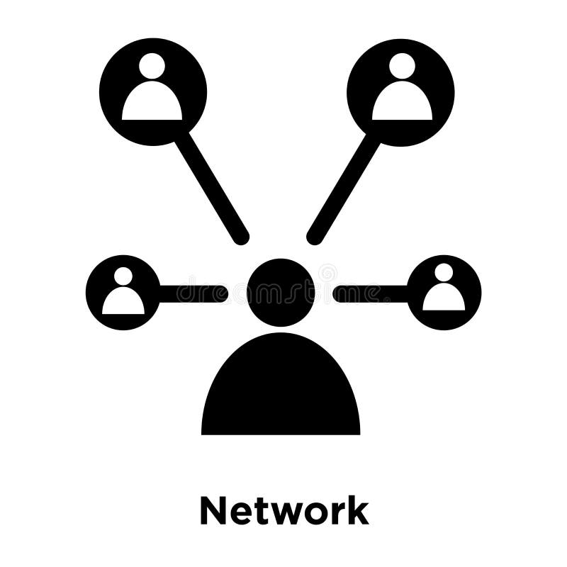 Network Icon Vector Isolated on White Background, Logo Concept O Stock ...
