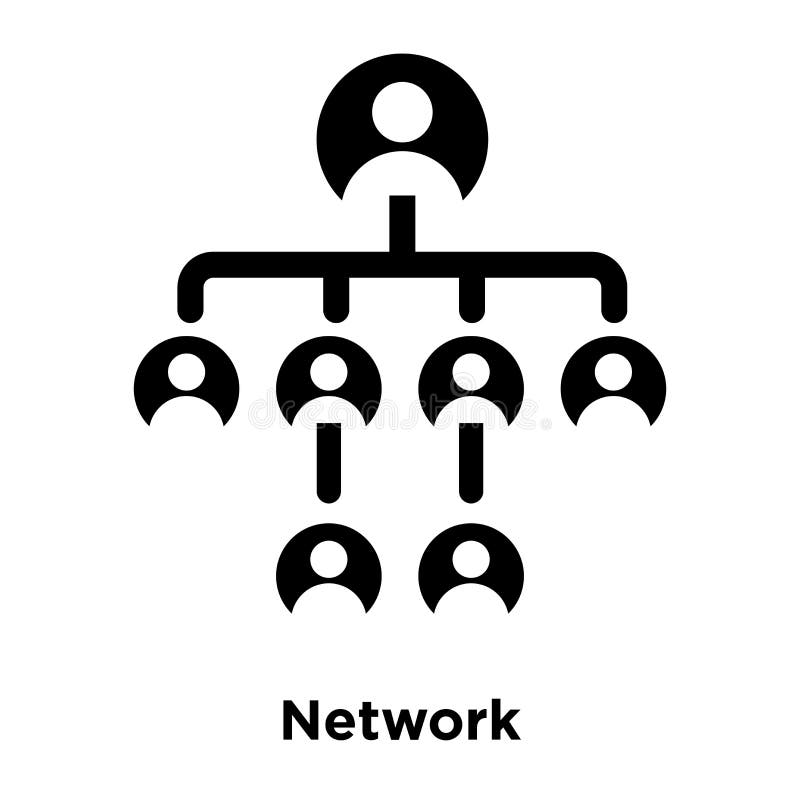 Network Icon Vector Isolated on White Background, Logo Concept O Stock ...