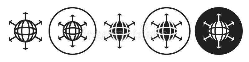 Network Icon Vector Set Collection for Web Stock Vector - Illustration ...