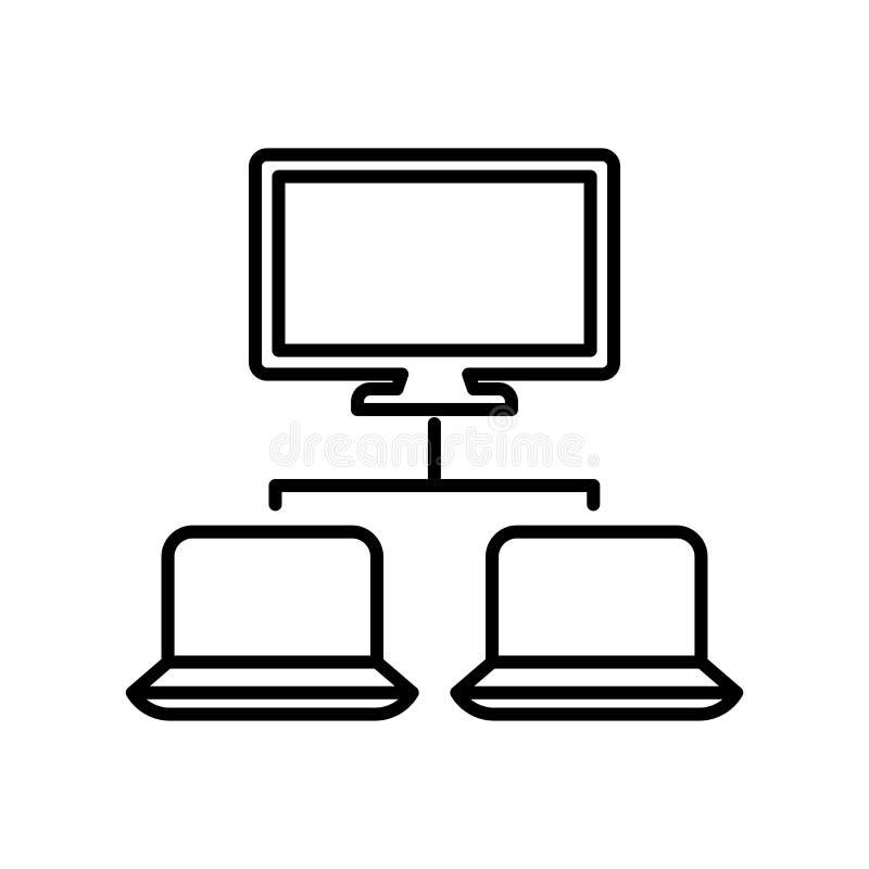 Network Icon Vector Sign and Symbol Isolated on White Background ...