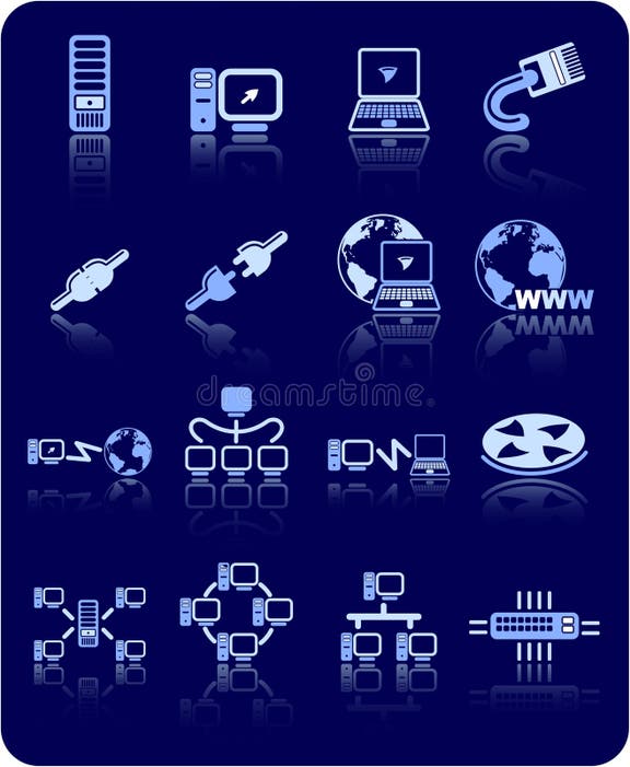 Computer Network Star Topology Stock Illustrations – 61 Computer ...