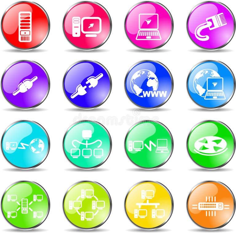 Computer Network Star Topology Stock Illustrations – 63 Computer ...