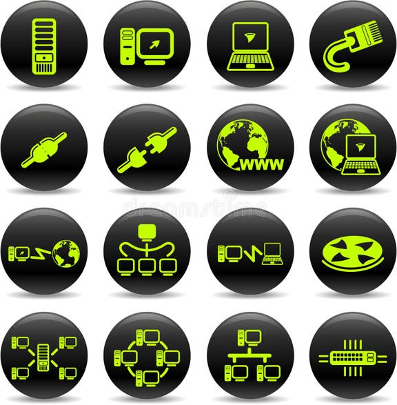 Computer Network Star Topology Stock Illustrations – 55 Computer ...