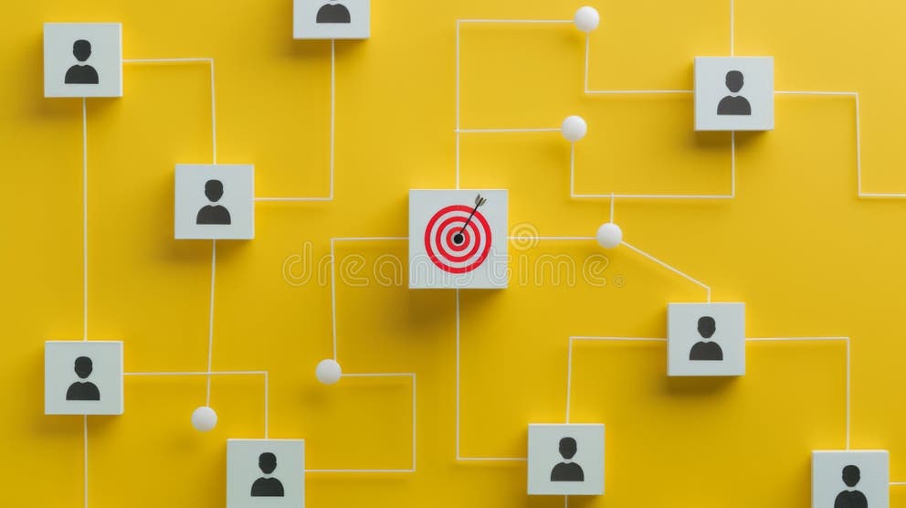 Target at the Network S Center. AI Generated Stock Image - Image of ...