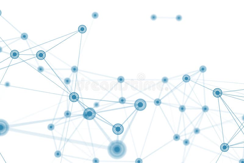 Network Data Illustration on White Background Stock Illustration ...