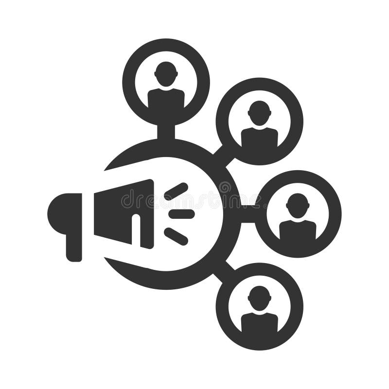 Network influencer Icon stock vector. Illustration of promotion - 288840977