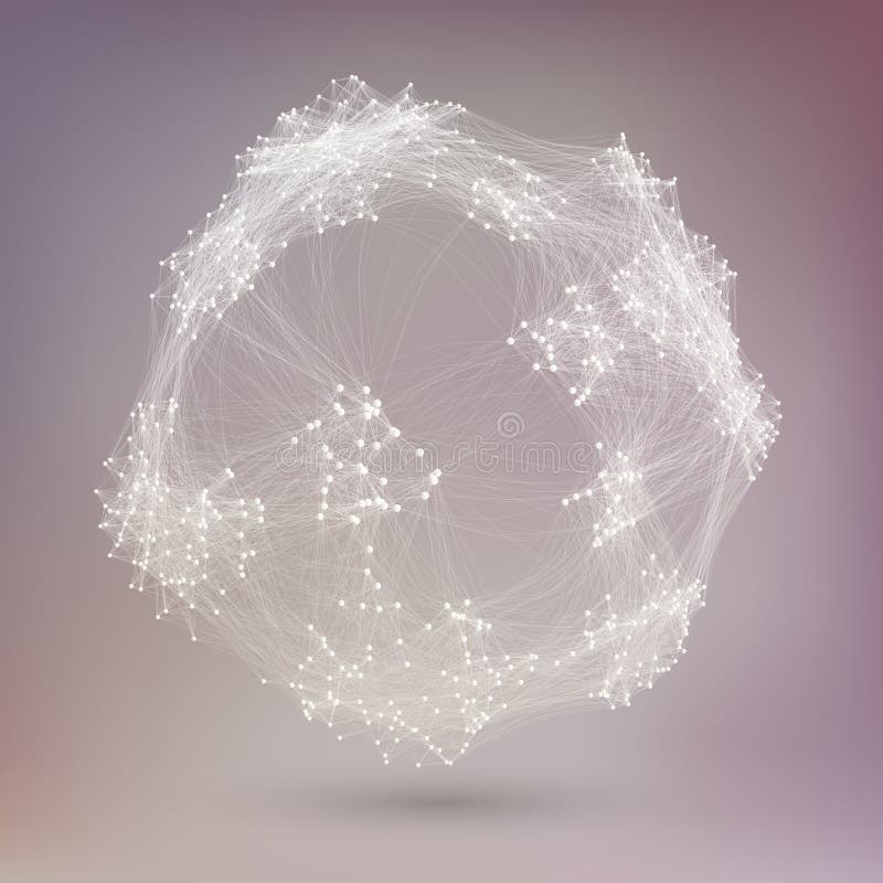 Connected Spherical System Stock Illustrations – 287 Connected ...